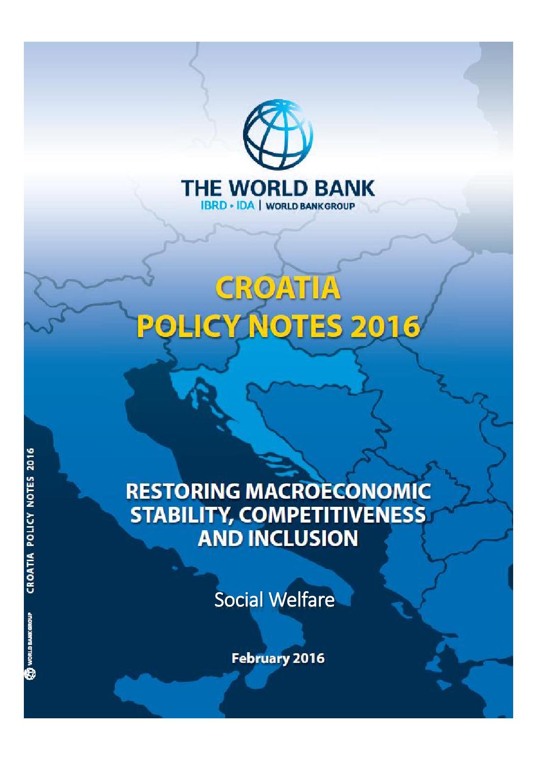 Policy Note: Social Welfare by World Bank in Europe & Central Asia - Issuu
