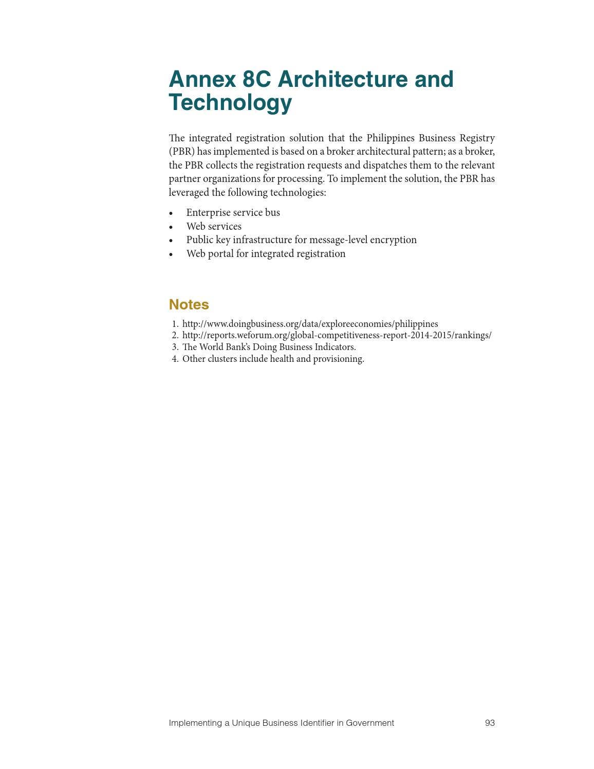 Implementing a Unique Business Identifier in Government by World Bank ...