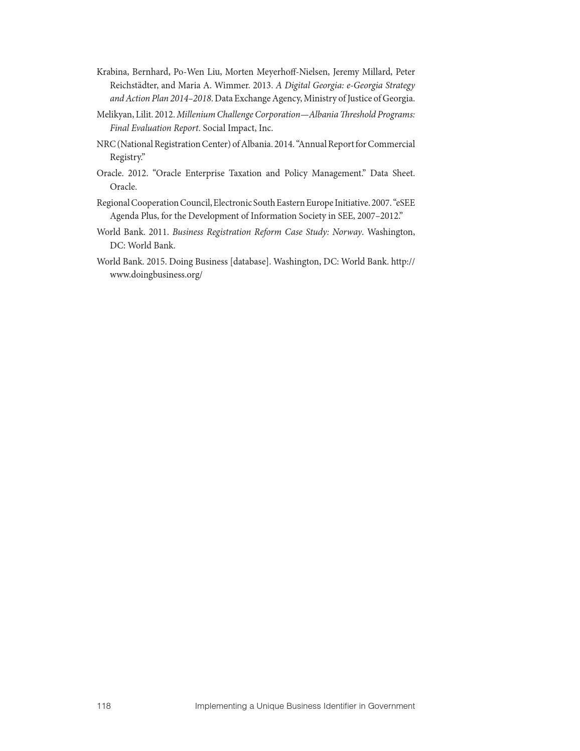 Implementing a Unique Business Identifier in Government by World Bank ...