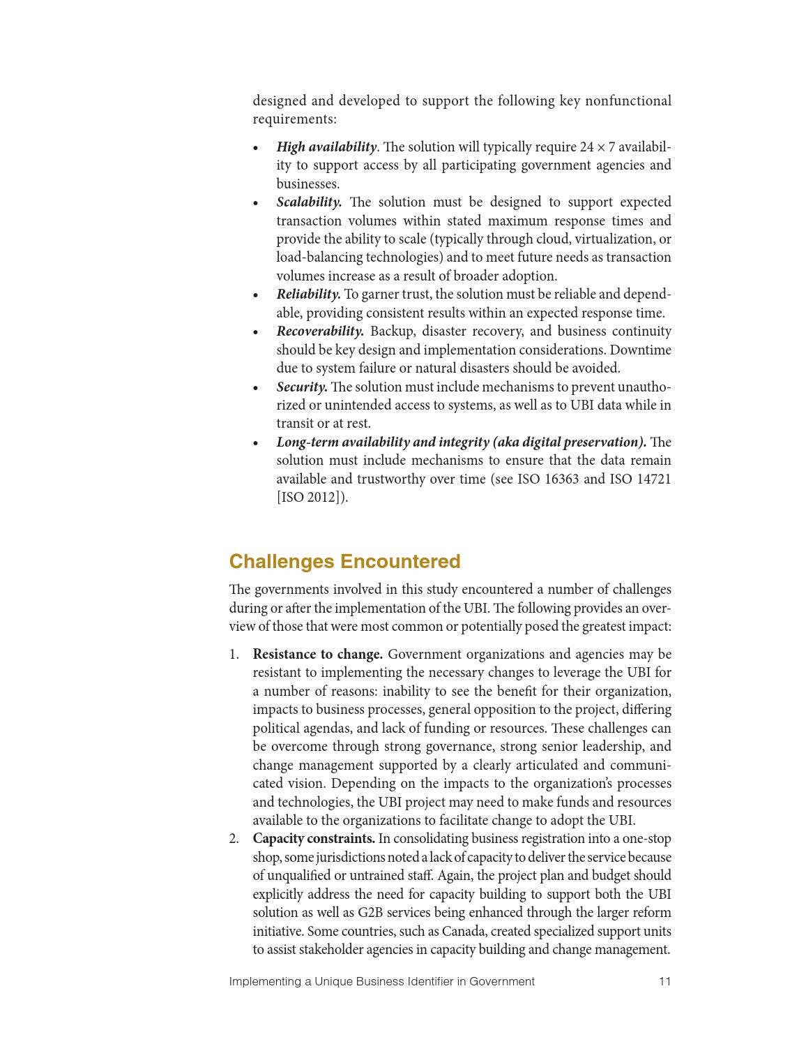Implementing a Unique Business Identifier in Government by World Bank ...