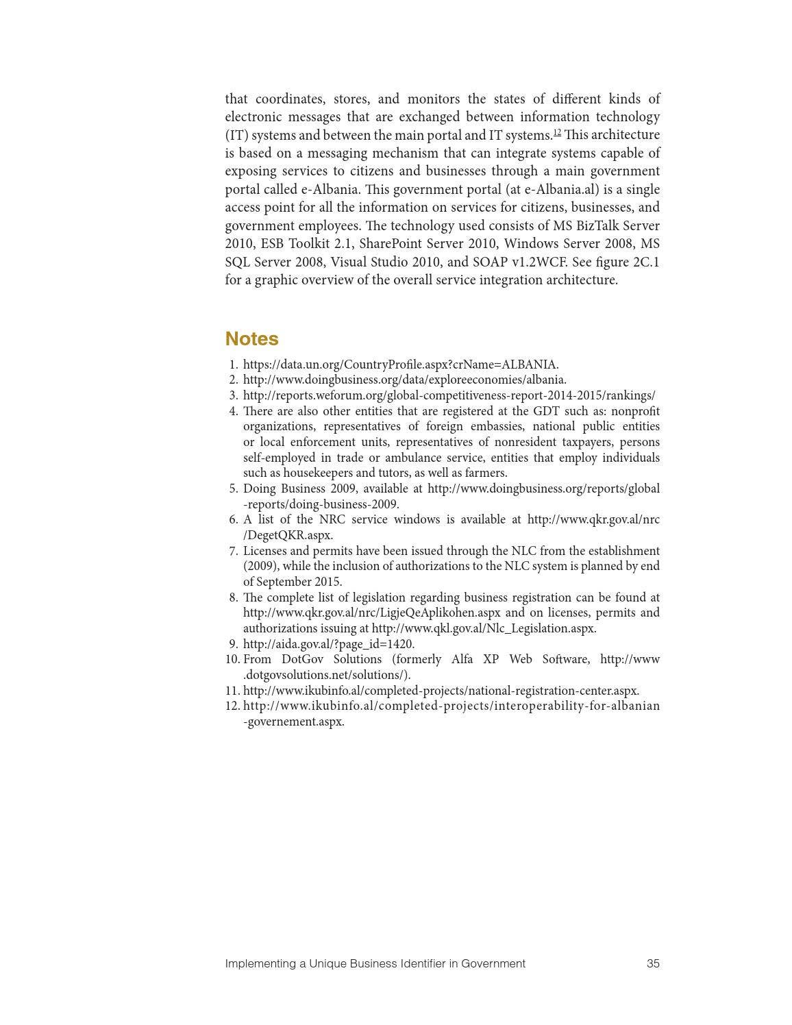 Implementing a Unique Business Identifier in Government by World Bank ...