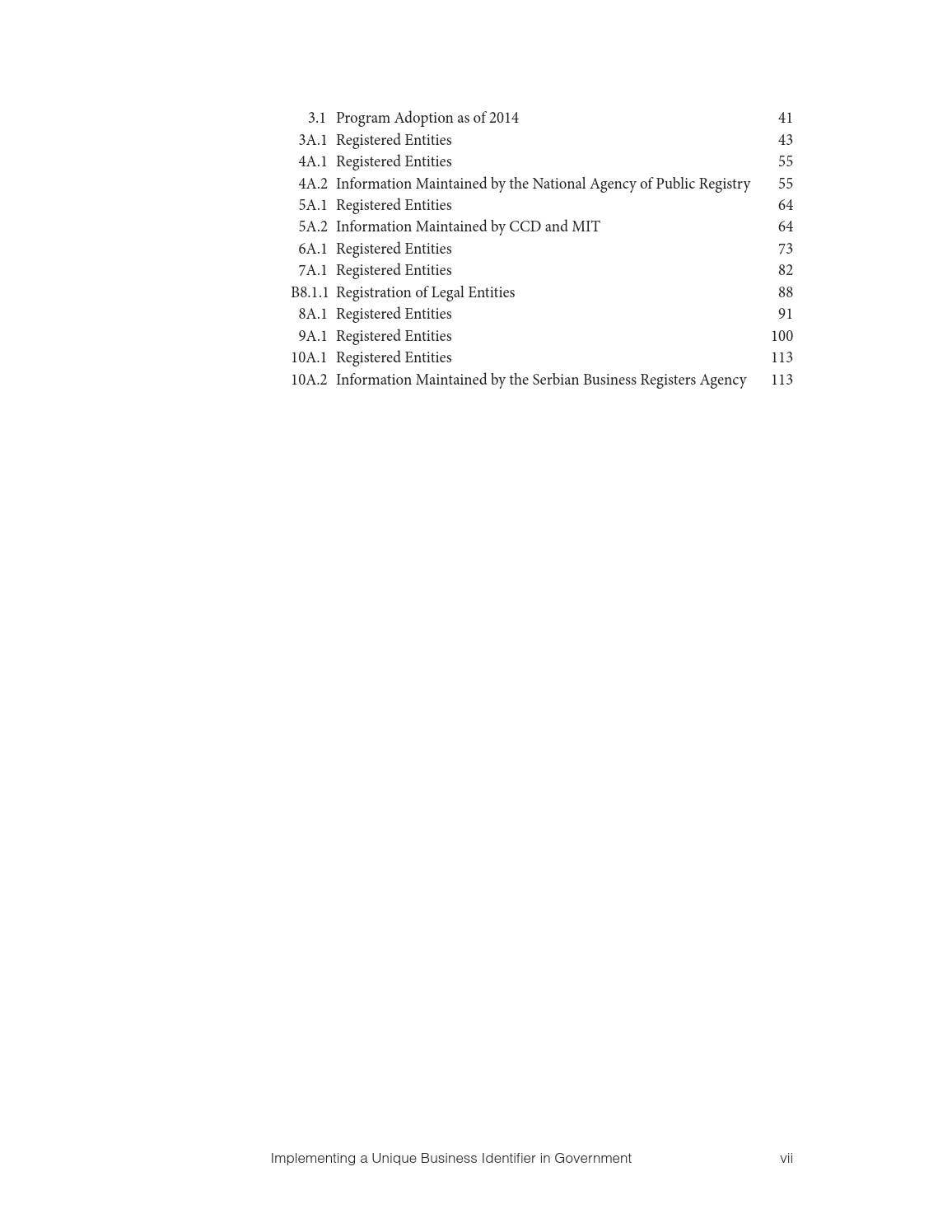 Implementing a Unique Business Identifier in Government by World Bank ...
