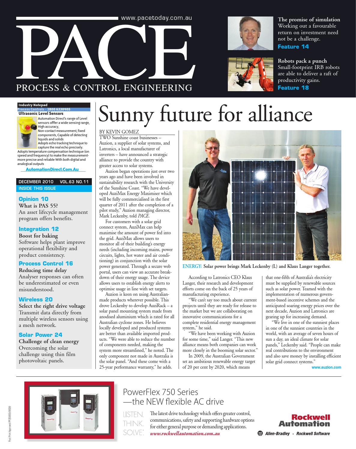 PACE - Process & Control Engineering - December 2010 by Prime Creative ...