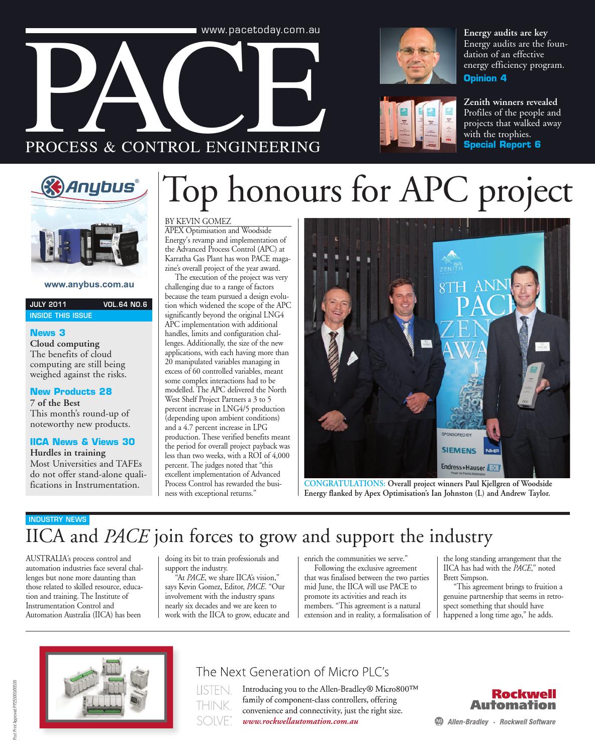 PACE - Process & Control Engineering - July 2011 by Prime Creative ...