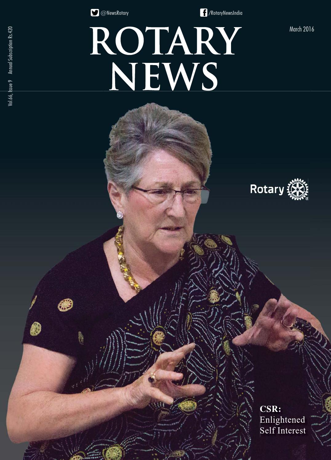 Rotary News - March 2016 by Rotary News - Issuu