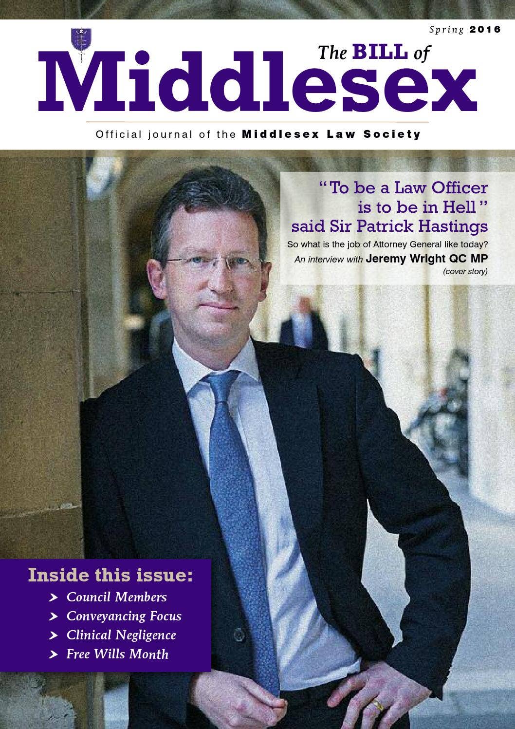 Bill of Middlesex Spring 2016 by Benham Publishing Limited - Issuu