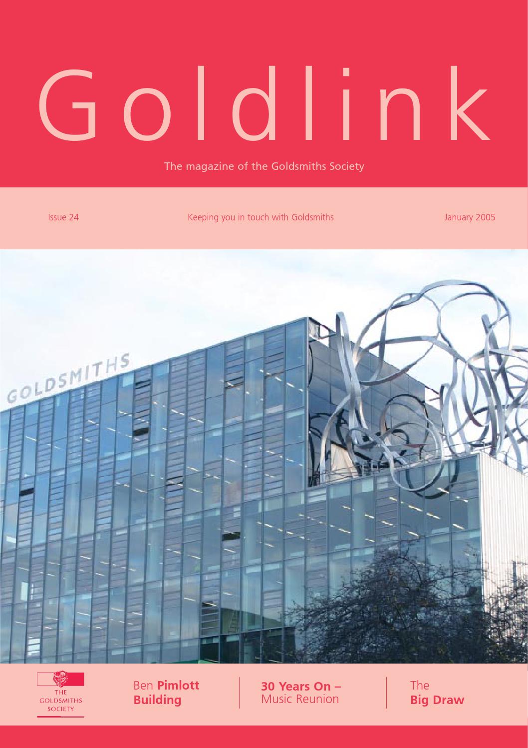 Goldlink 24 by Goldsmiths, University of London - Issuu