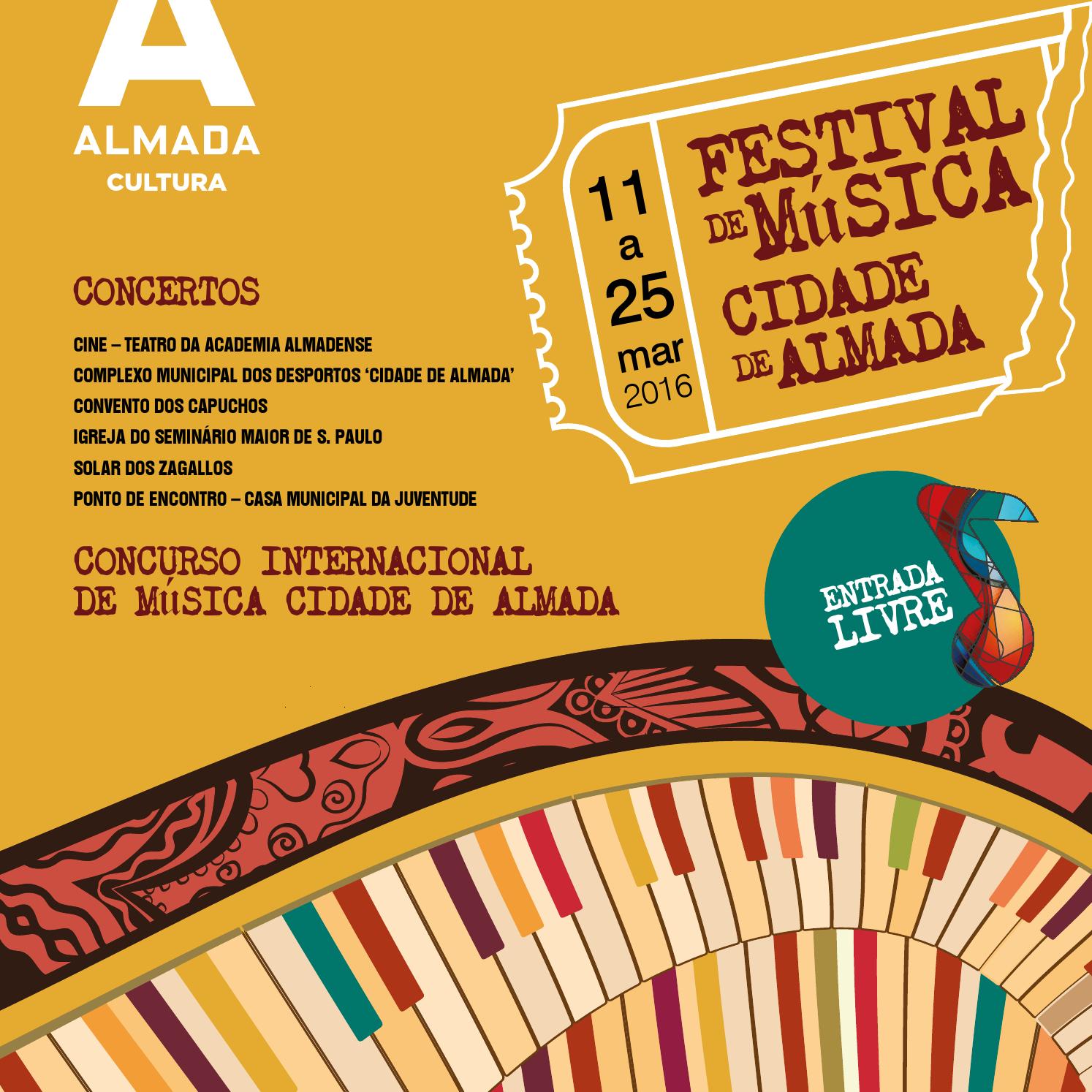 Programa Festival de Música Cidade de Almada 2016 by Câmara Municipal ...