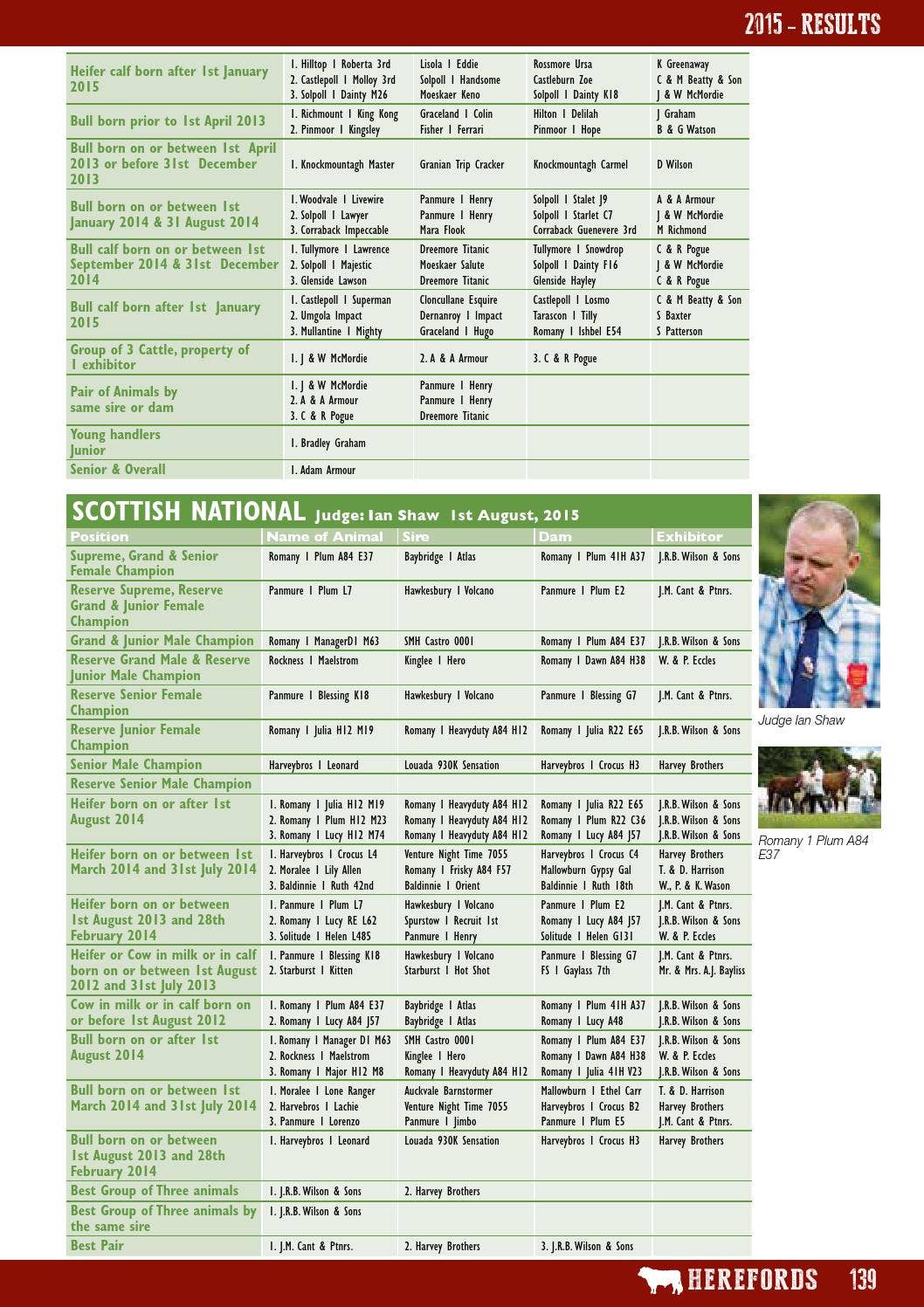 2016 Hereford Breed Journal by UK Herefords - Issuu
