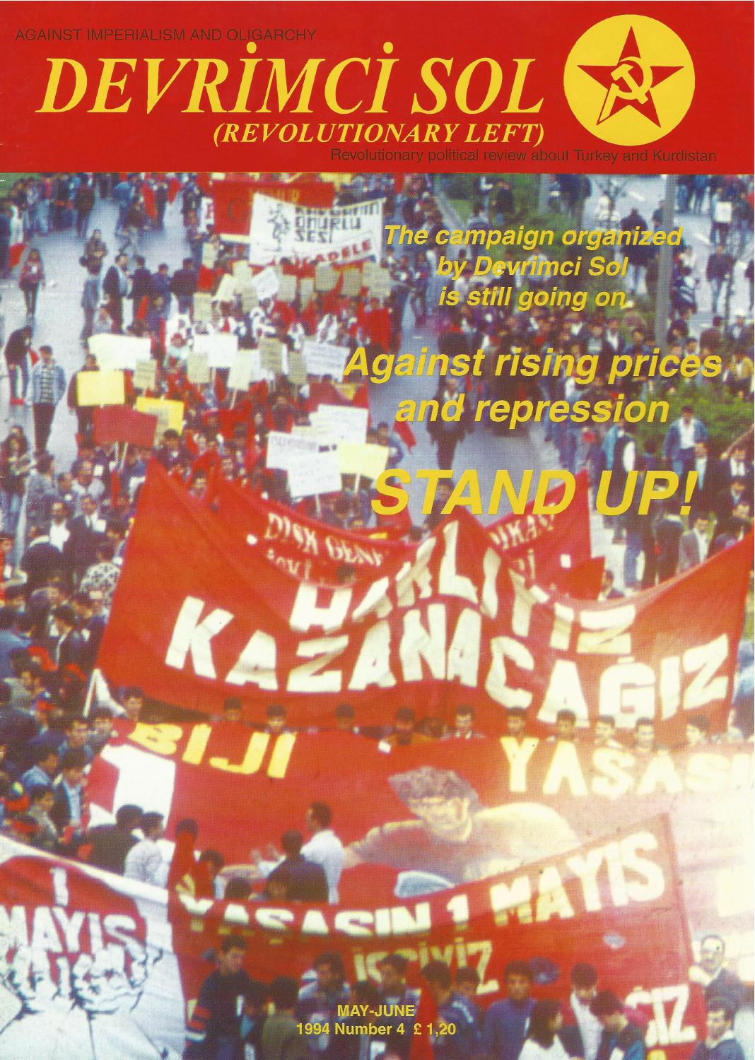 Devrimci Sol, No. 4, May - June 1994 by Arm The Spirit - Issuu