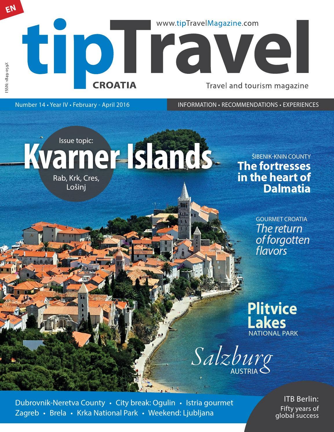 tip Travel magazine Croatia 014 (English edition) 02-04/2016 by tip ...