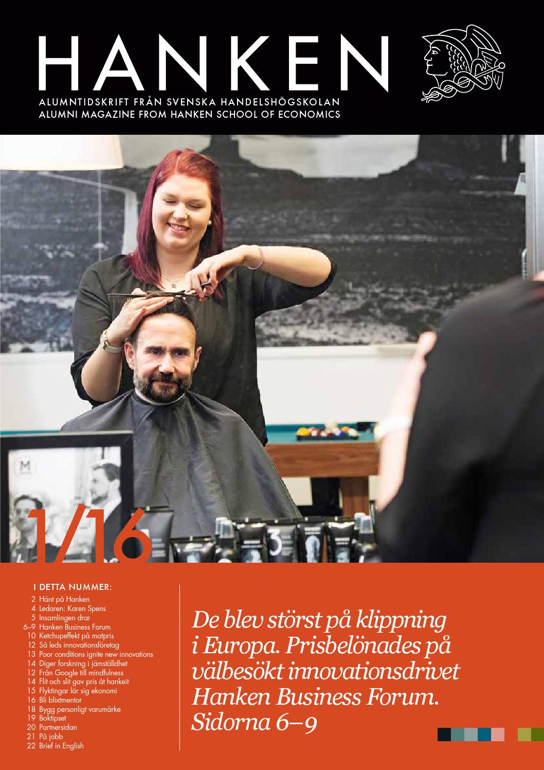 Hanken #1/2016 - En alumntidskrift från Svenska handelshögskolan by ...