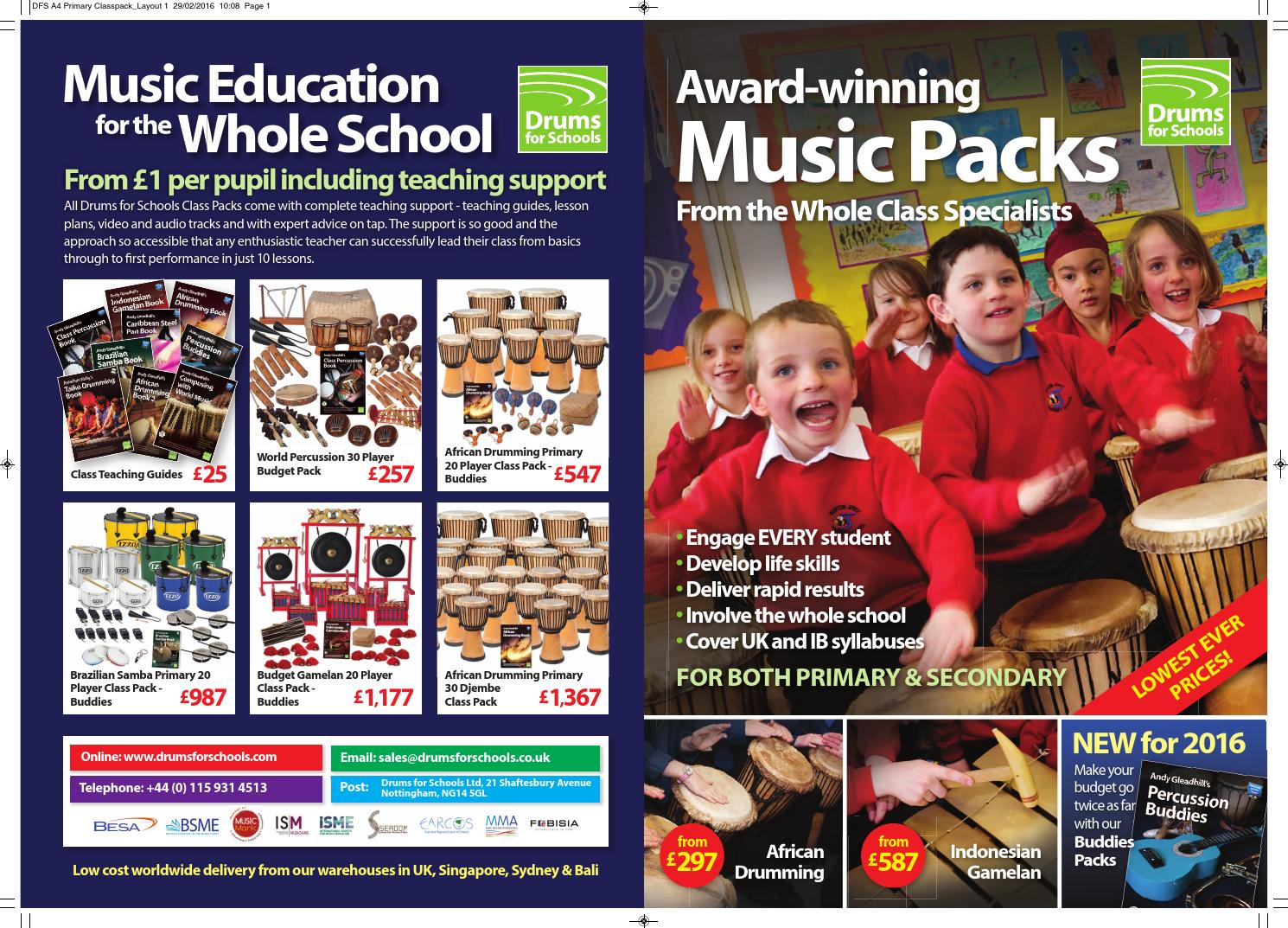 Award-winning Primary Music Packs by Drums for Schools - Issuu