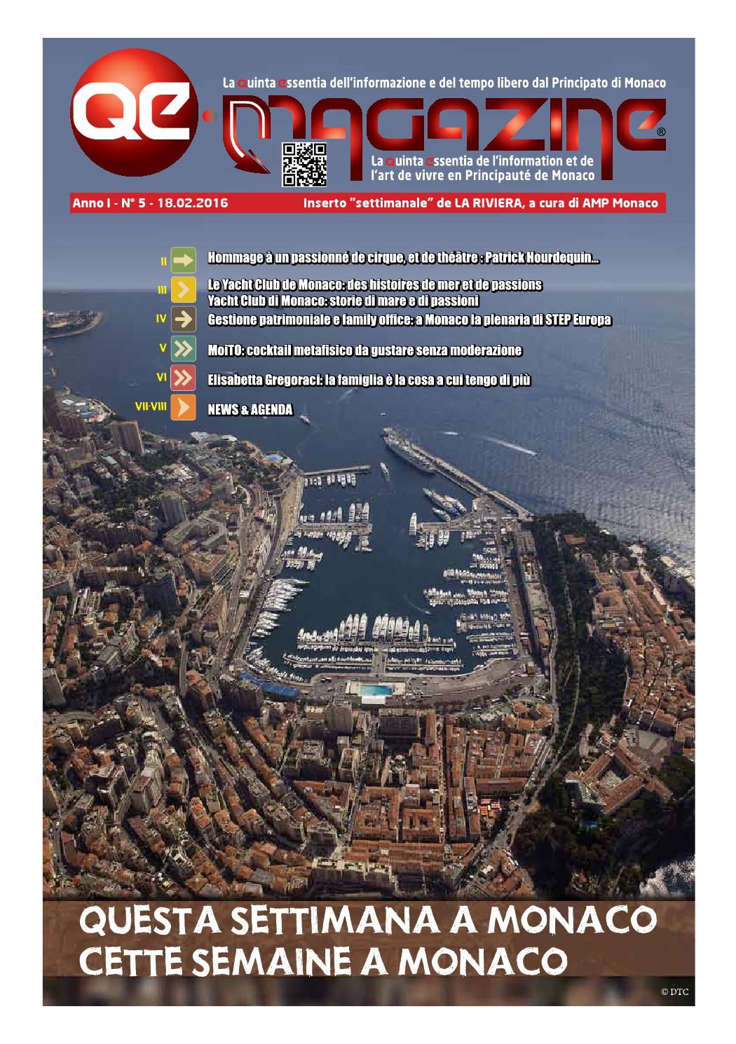 QE-MAGAZINE - PRINCIPAUTE DE MONACO n°5 de AMP MONACO by AMP Monaco - Issuu
