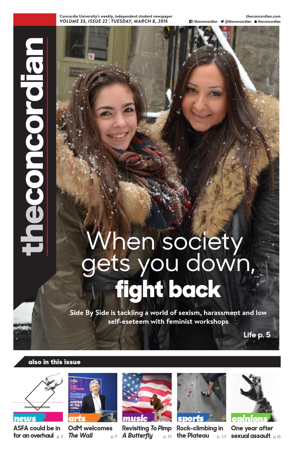 The Concordian - March 8th, 2016 by The Concordian - Issuu