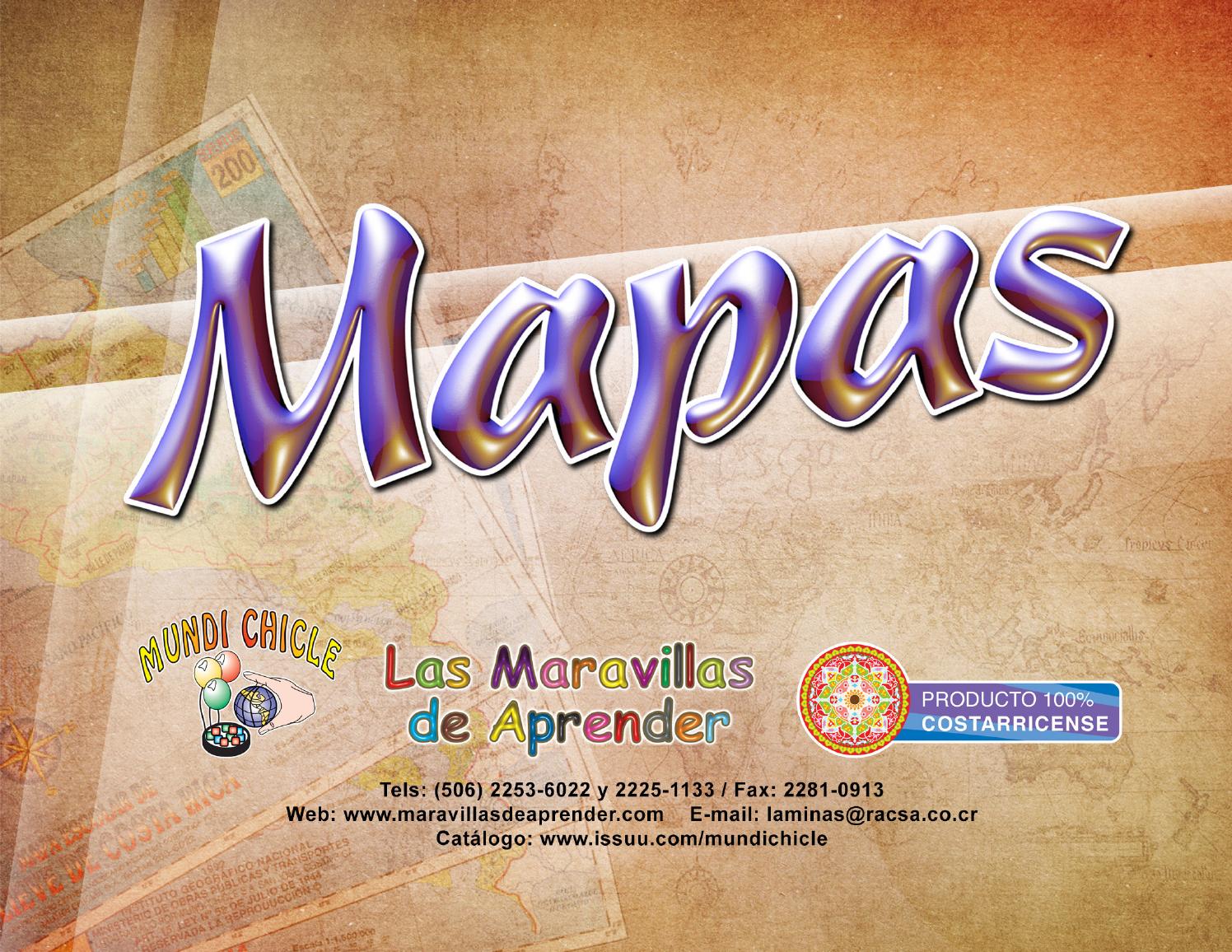 Catálogo Mapas by Mundi Chicle S.A - Issuu
