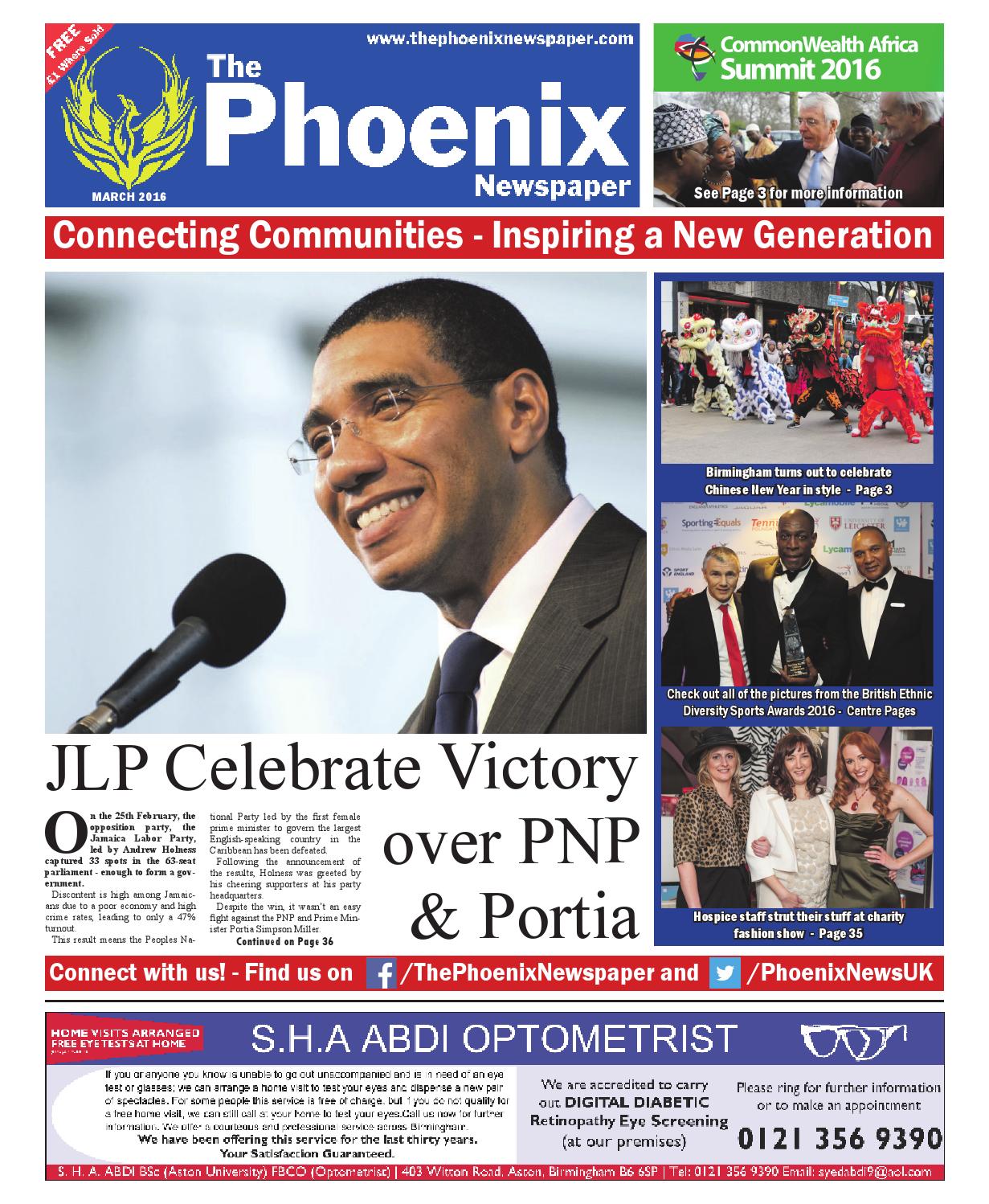 The Phoenix Newspaper - March 2016 by The Phoenix Newspaper - Issuu