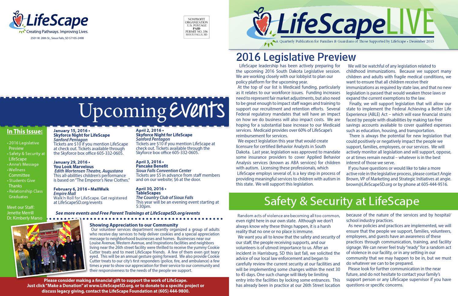 LifeScape Live - December 2015 by LifeScape - Issuu