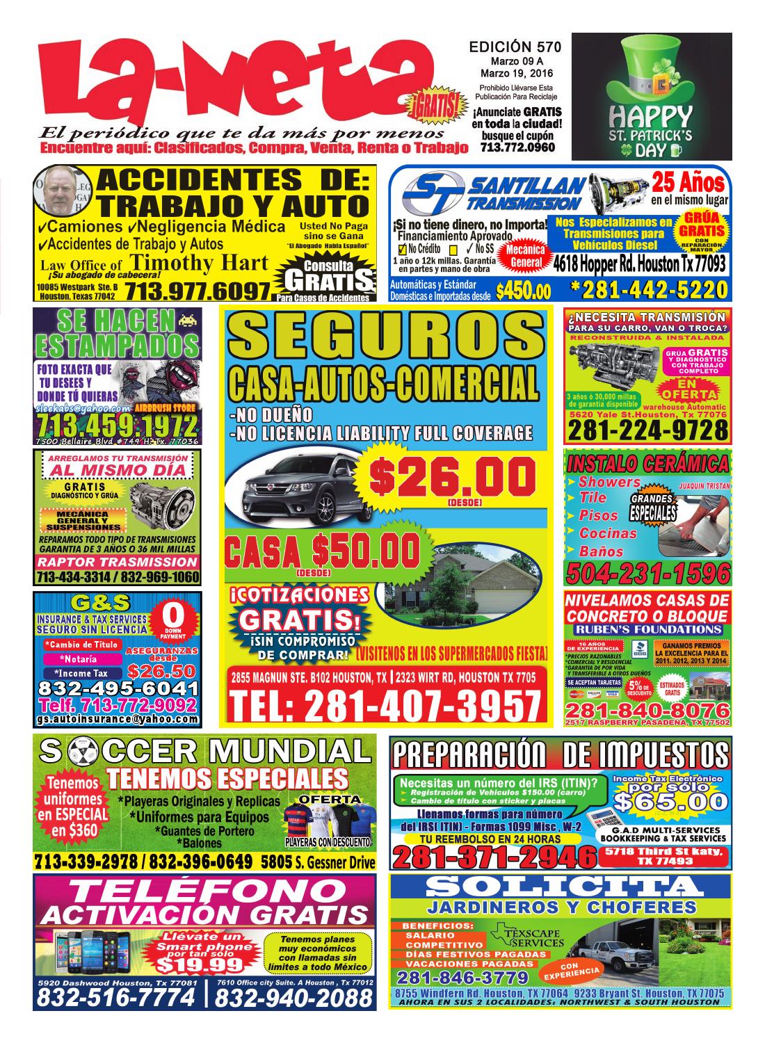 Houston edición 570 by Periodico Hispano La Neta - Issuu