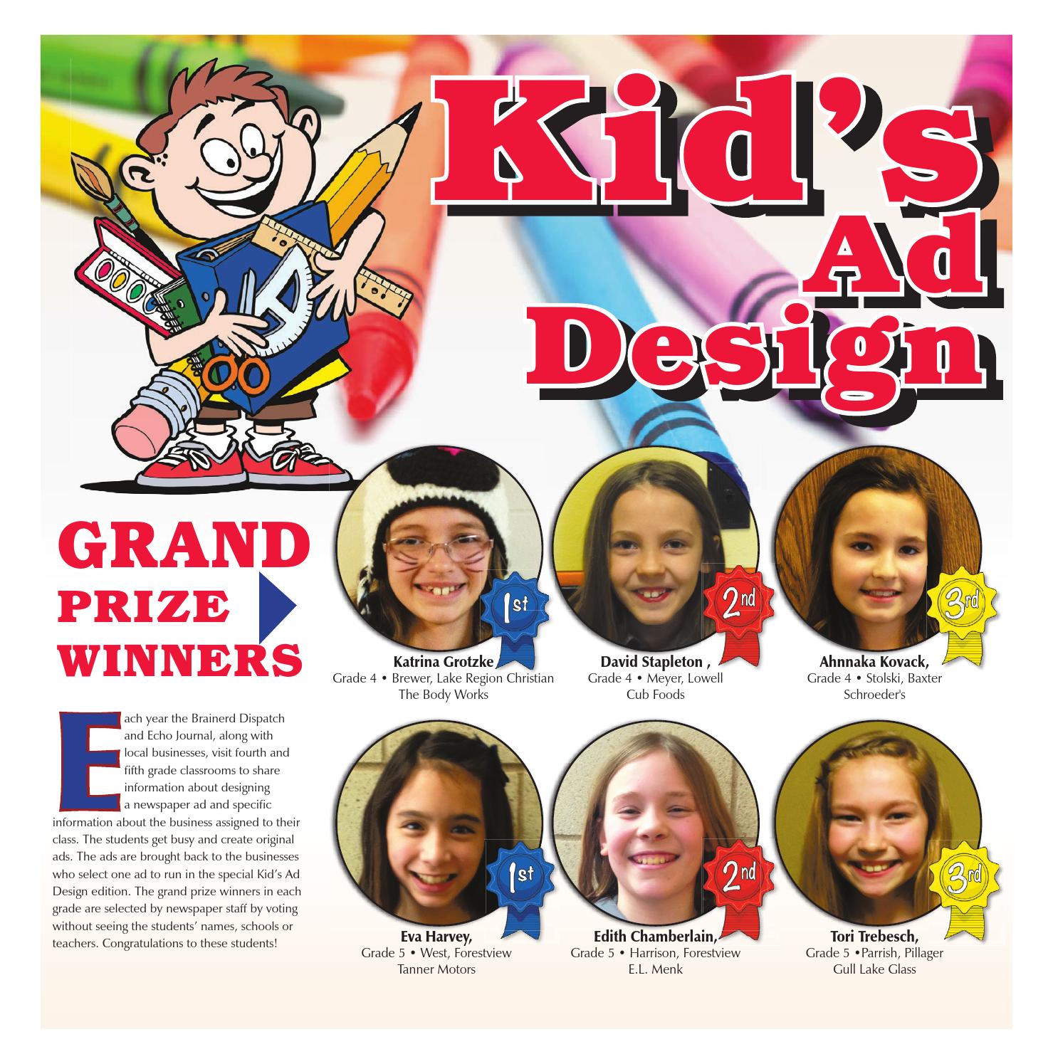 2016 Kids Ad Design Contest - Brainerd Dispatch by Brainerd Dispatch ...