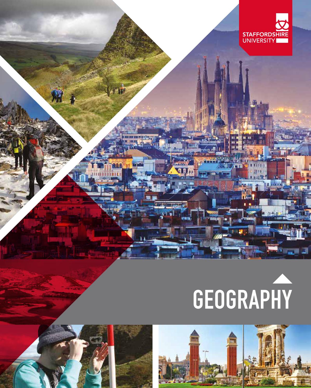Geography (Undergraduate) by Staffordshire University - Issuu