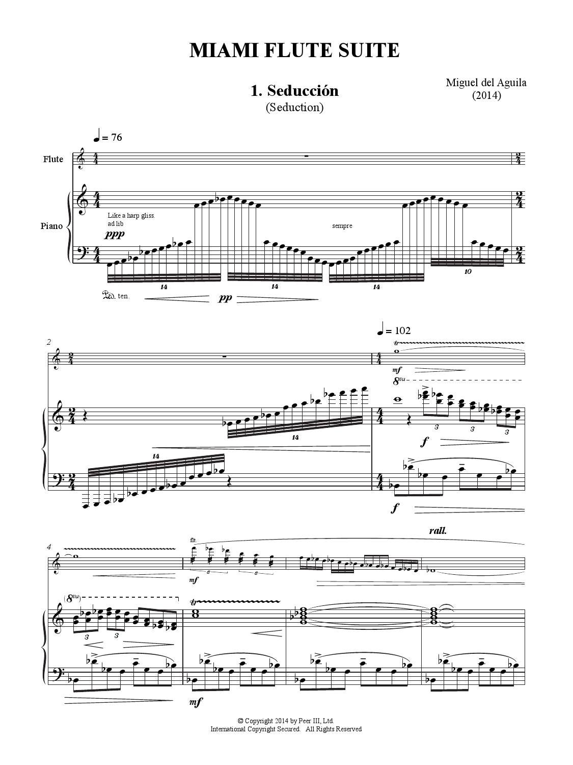 Peermusic Classical_Miguel del Aguila_Miami Flute Suite by Peermusic ...