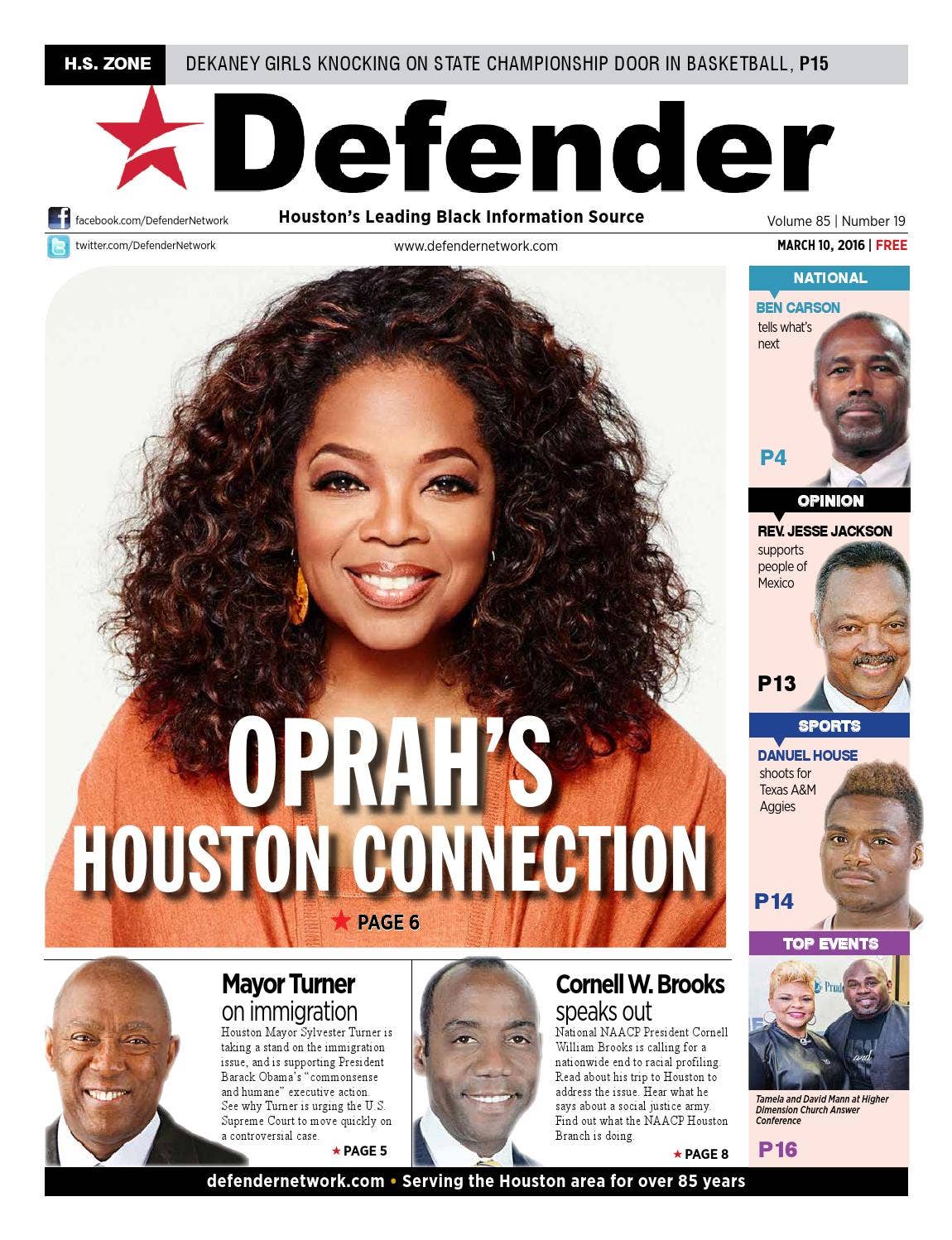 Houston Defender: March 10, 2016 by Defender Media Group ...