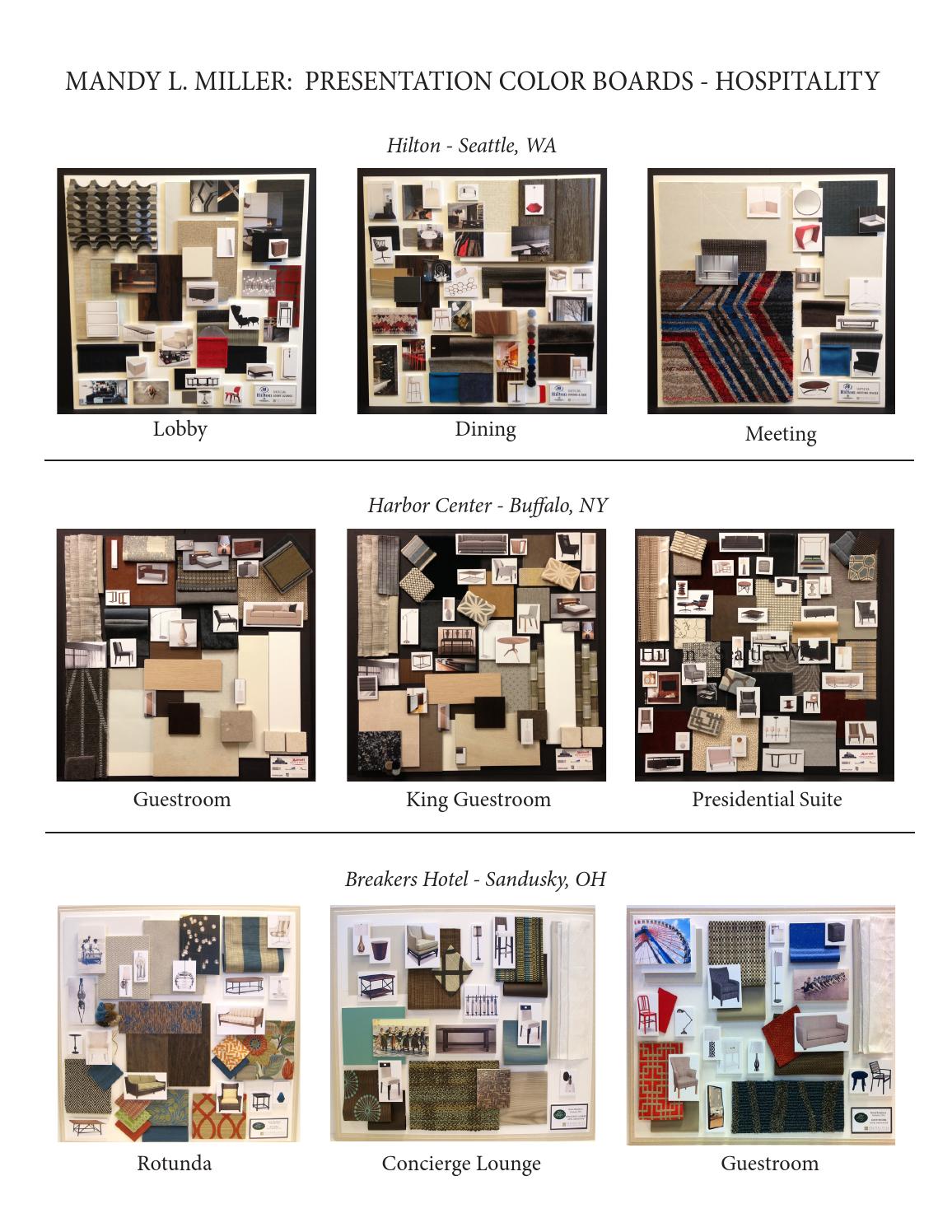 Interior Design Color Boards by Mandy Miller - Issuu