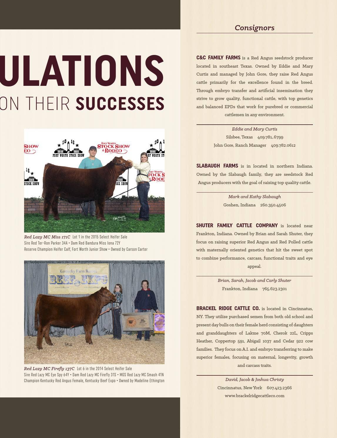2016 Select Bull Sale by Catalogs by Top Stock - Issuu