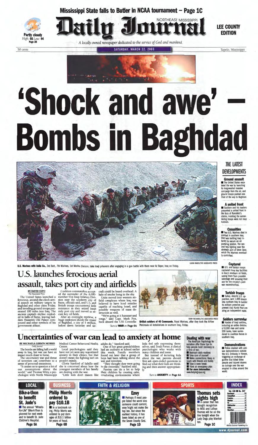 2003, March 22 - Baghdad by Journal Inc - Issuu