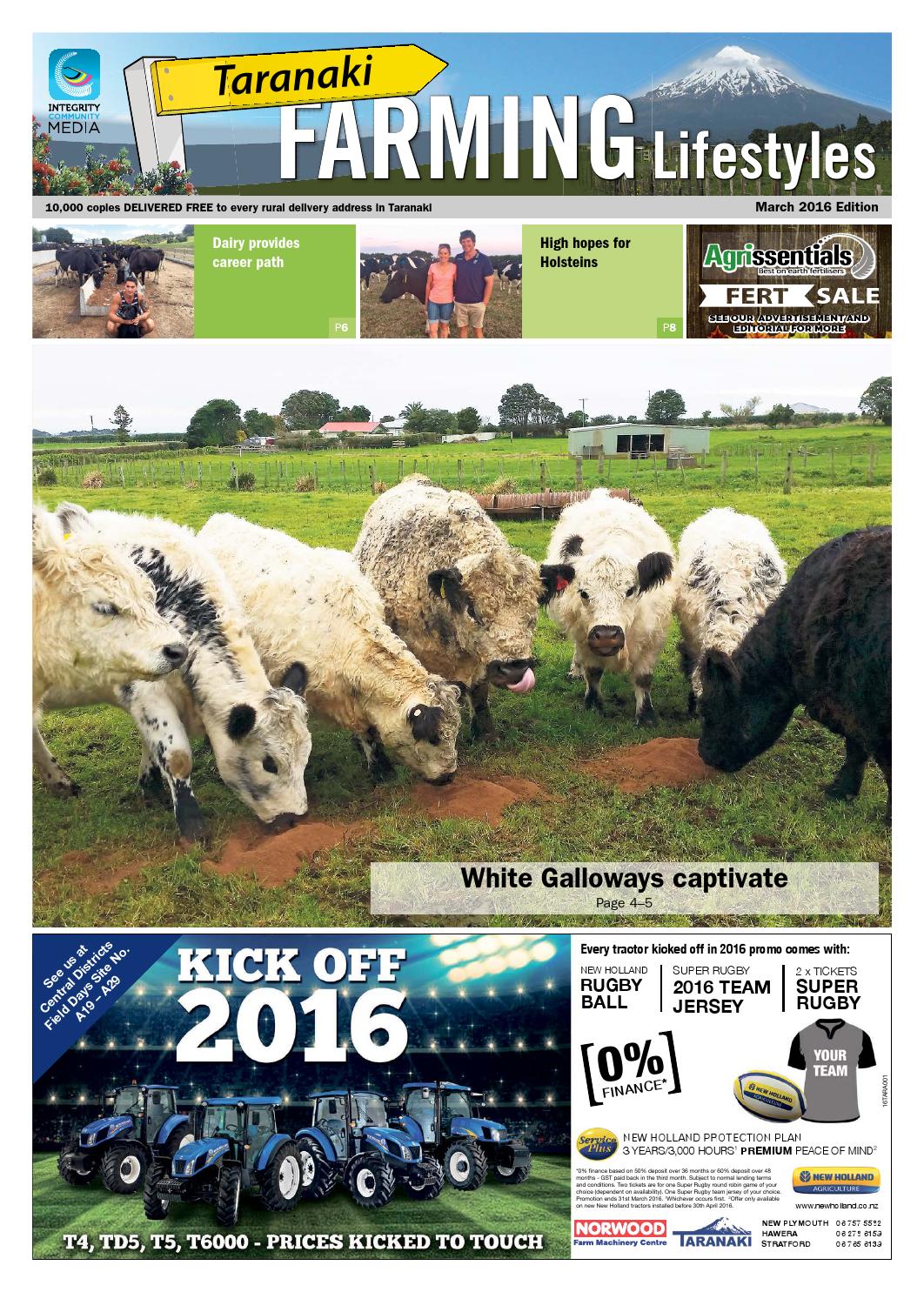 Taranaki Farming Lifestyles, March 2016 by Integrity Community Media ...