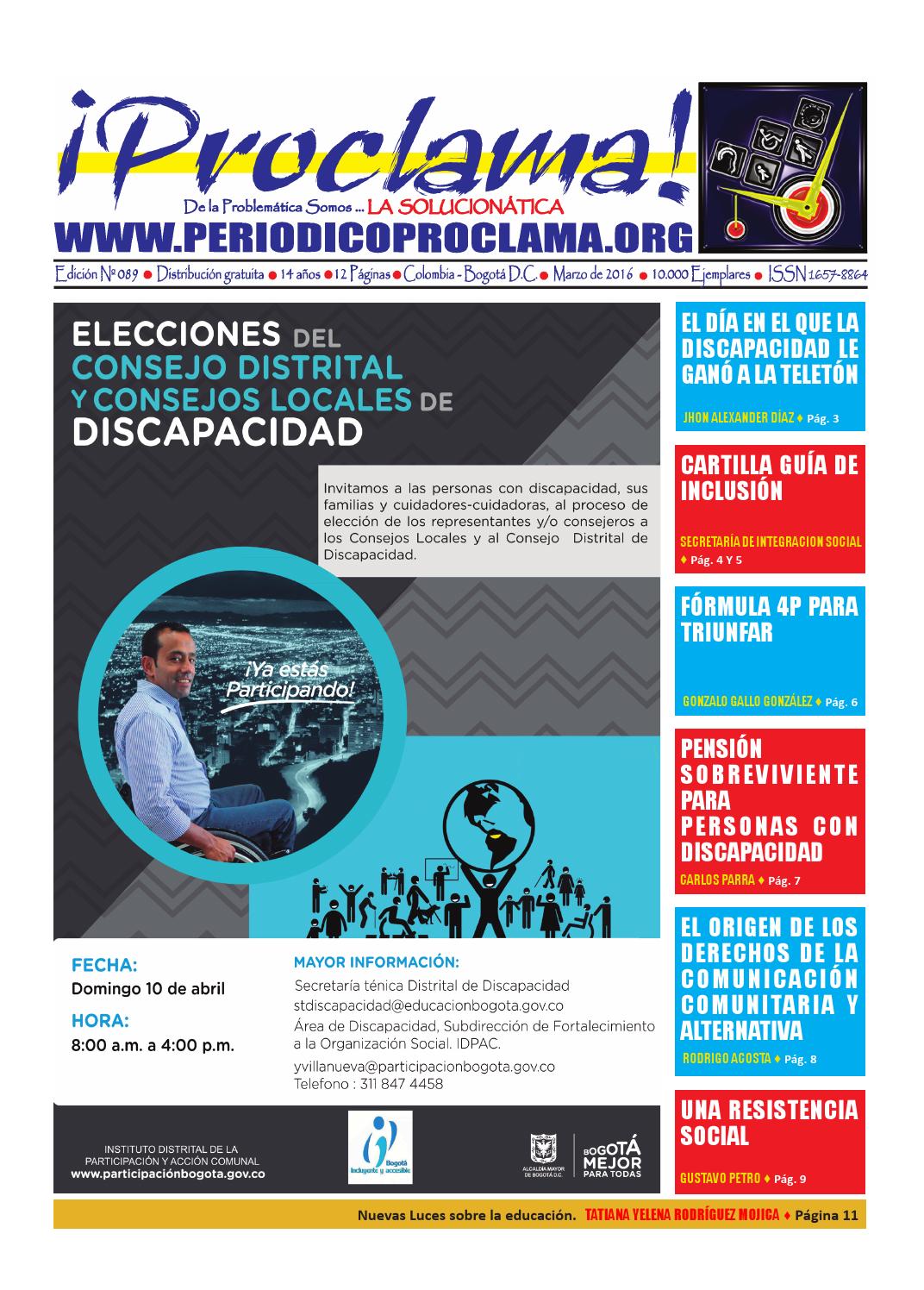 PROCLAMA 89 by PERIÓDICO PROCLAMA - Issuu