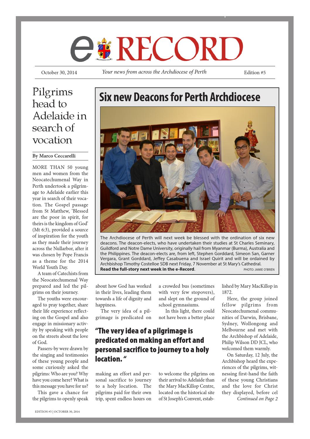 The eRecord Edition #05 - 30 October 2014 by The Record - Issuu