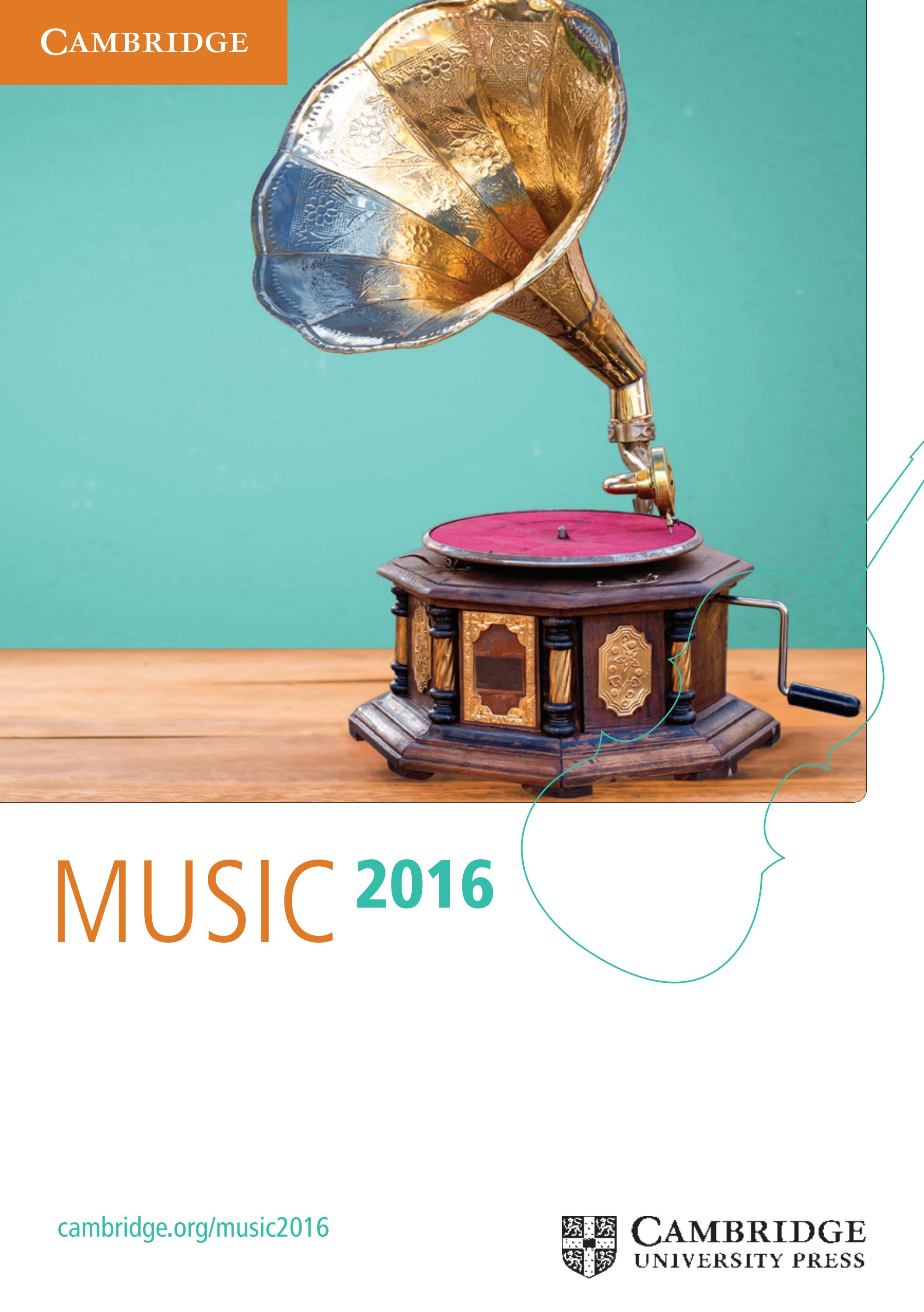 Music 2016 by Cambridge University Press - Issuu