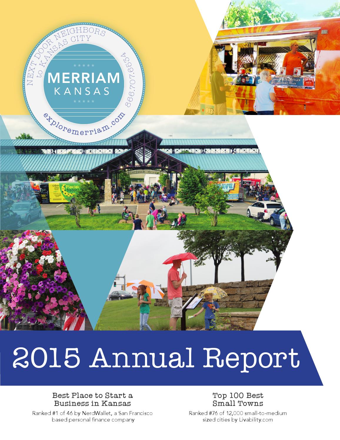 Merriam Visitors Bureau - 2015 Annual Report by City of Merriam, Kansas ...