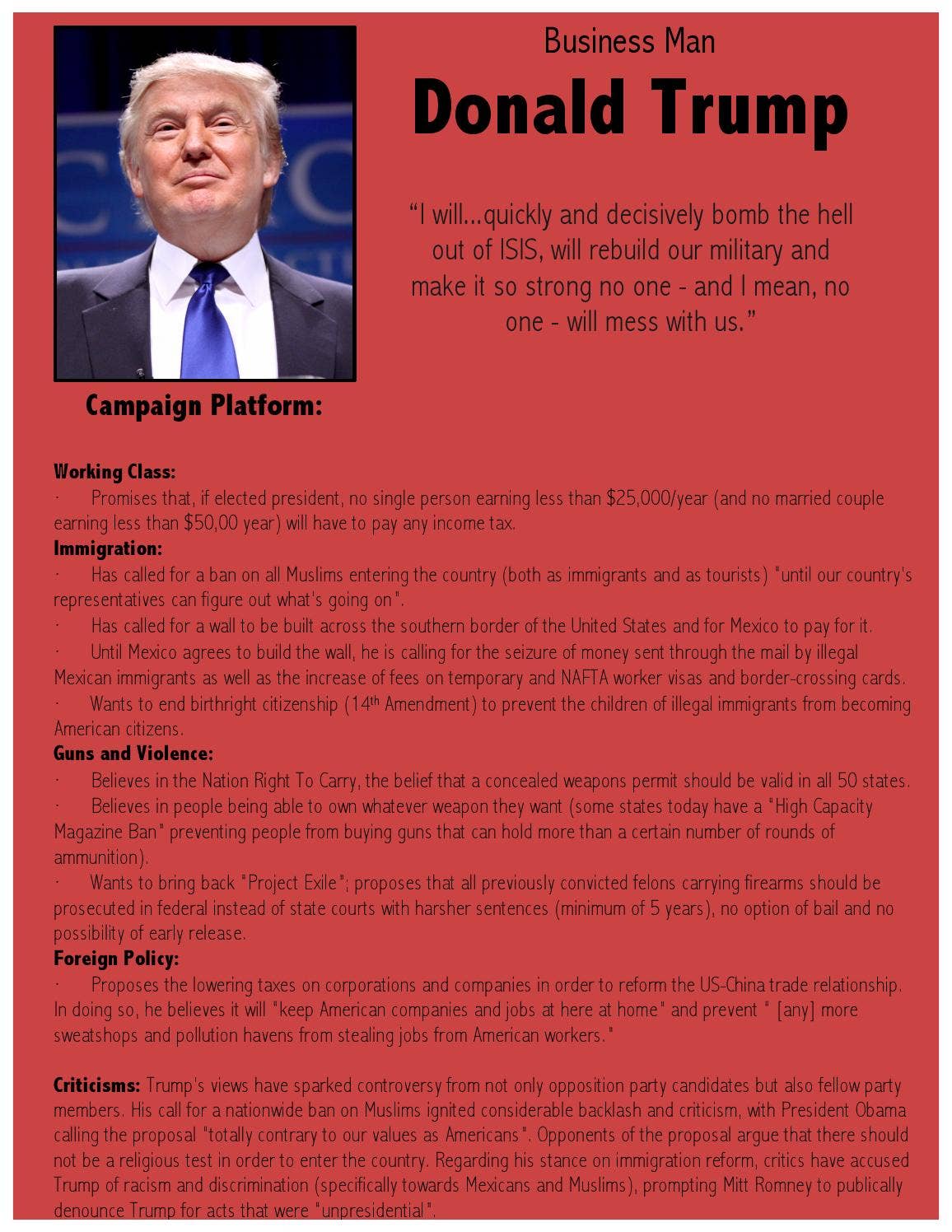 Donald Trump pdf by mihsislander - Issuu