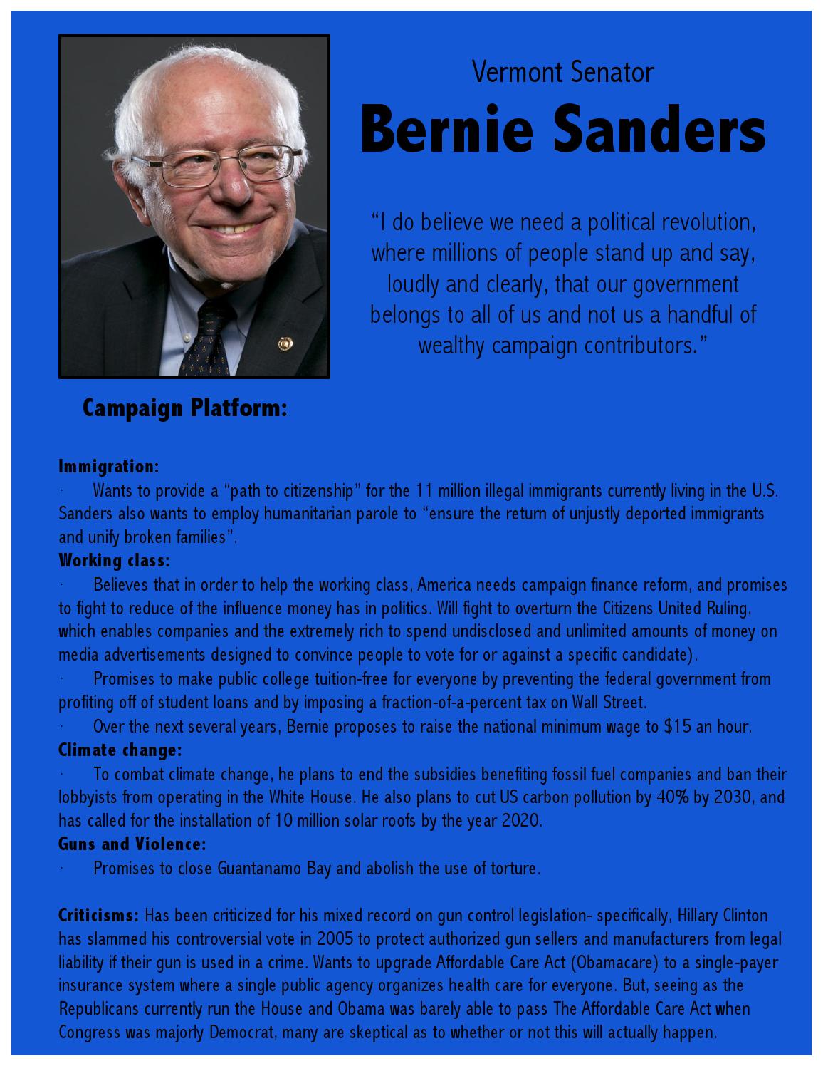 Bernie Sanders pdf by mihsislander - Issuu