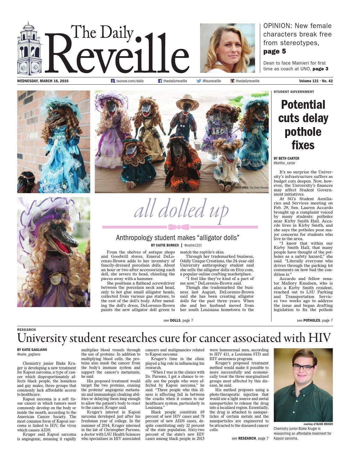 The Daily Reveille 3-16-16 by Reveille - Issuu