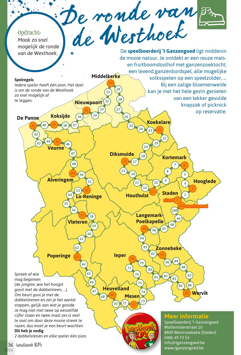 Vakantieboek Westhoek KD's by Westtoer - Issuu