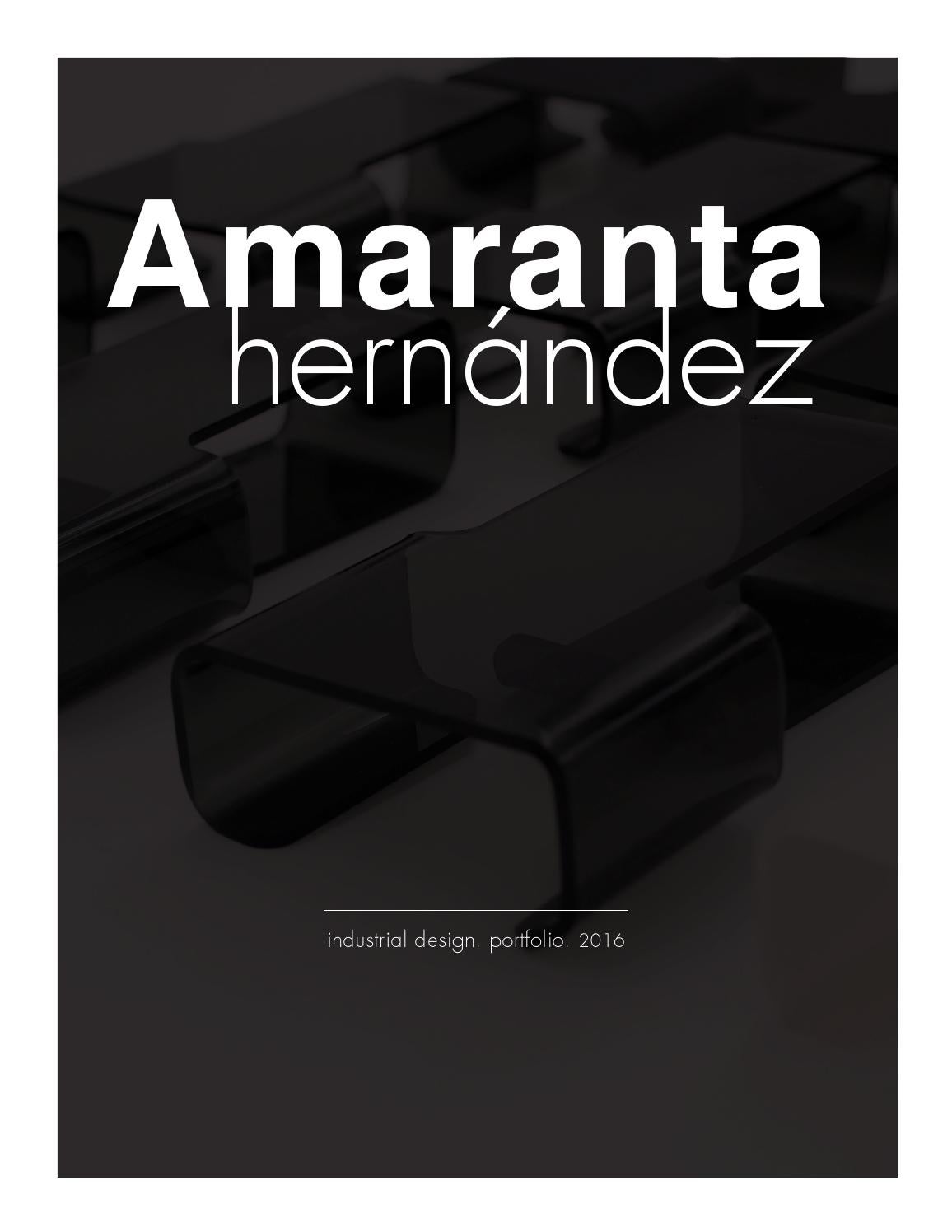 Amaranta Hernandez. Industrial Design. by amaranta.design - Issuu