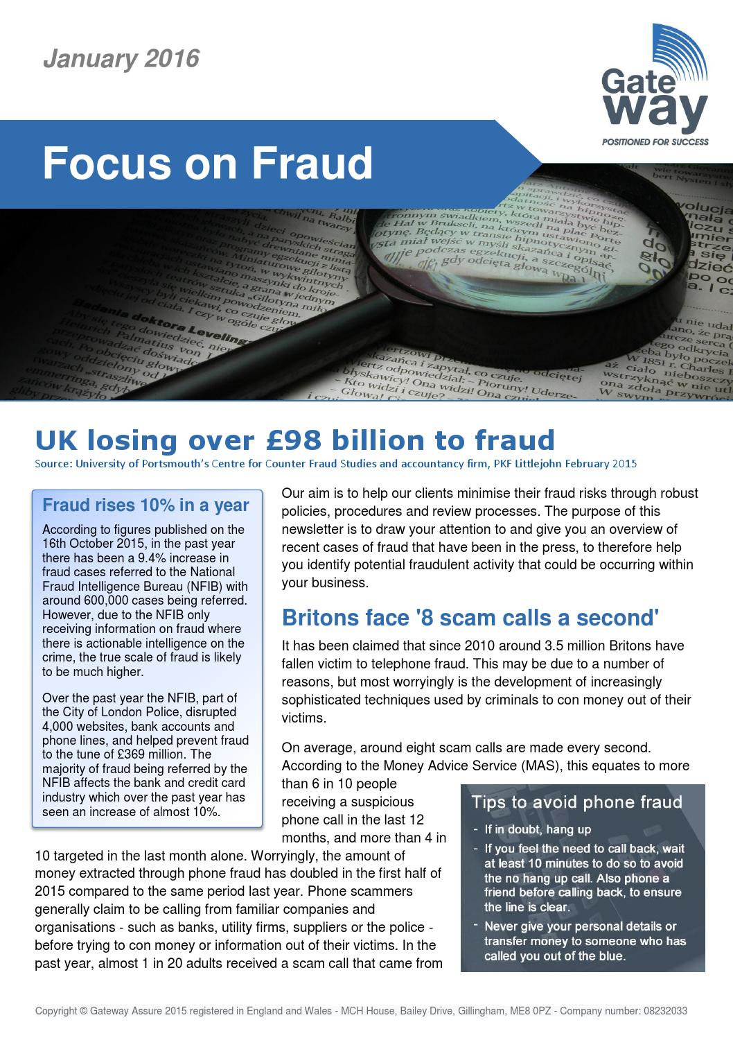 Focus on fraud by Medway Community Healthcare - Issuu
