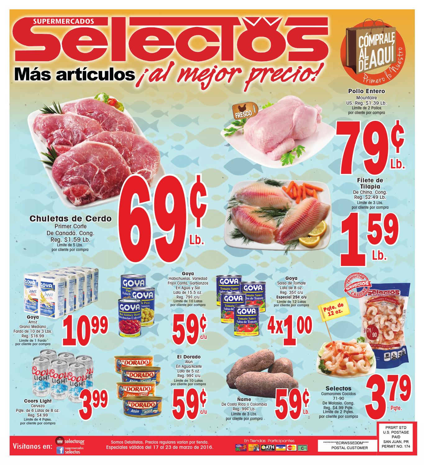 Selectos 17 al 23 de marzo de 2016 by MetroShoppers - Issuu