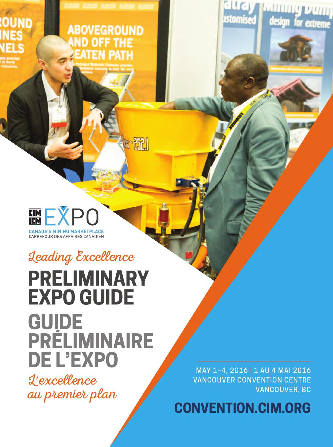 Preliminary Expo Guide by CIM-ICM Publications - Issuu