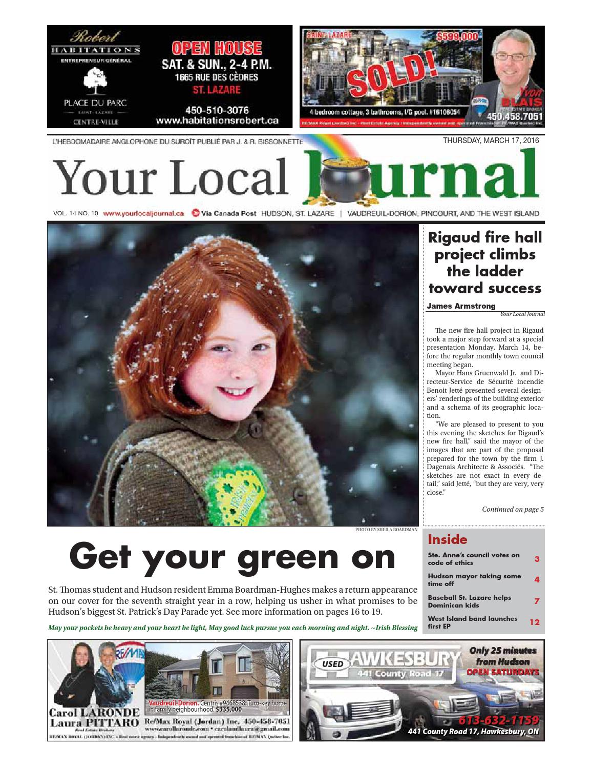 Your Local Journal - March 17th, 2016 by Your Local Journal - Issuu
