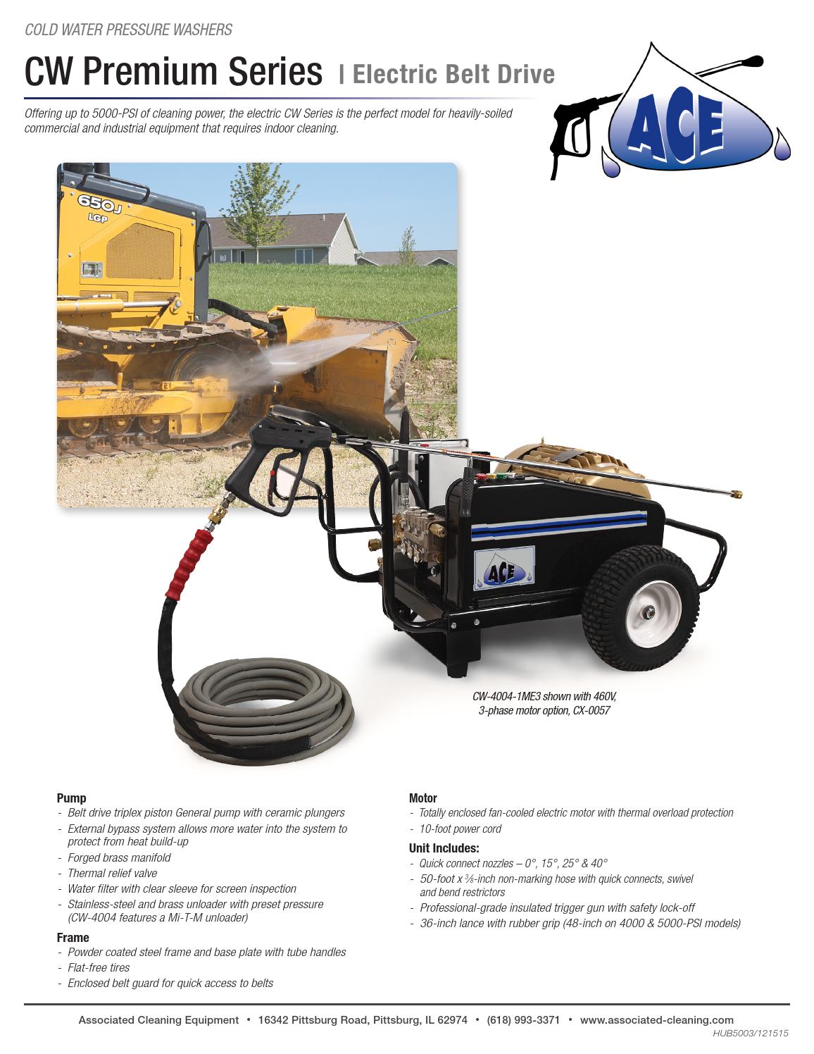 Ace cw premium series electric by ACE, Inc - Issuu