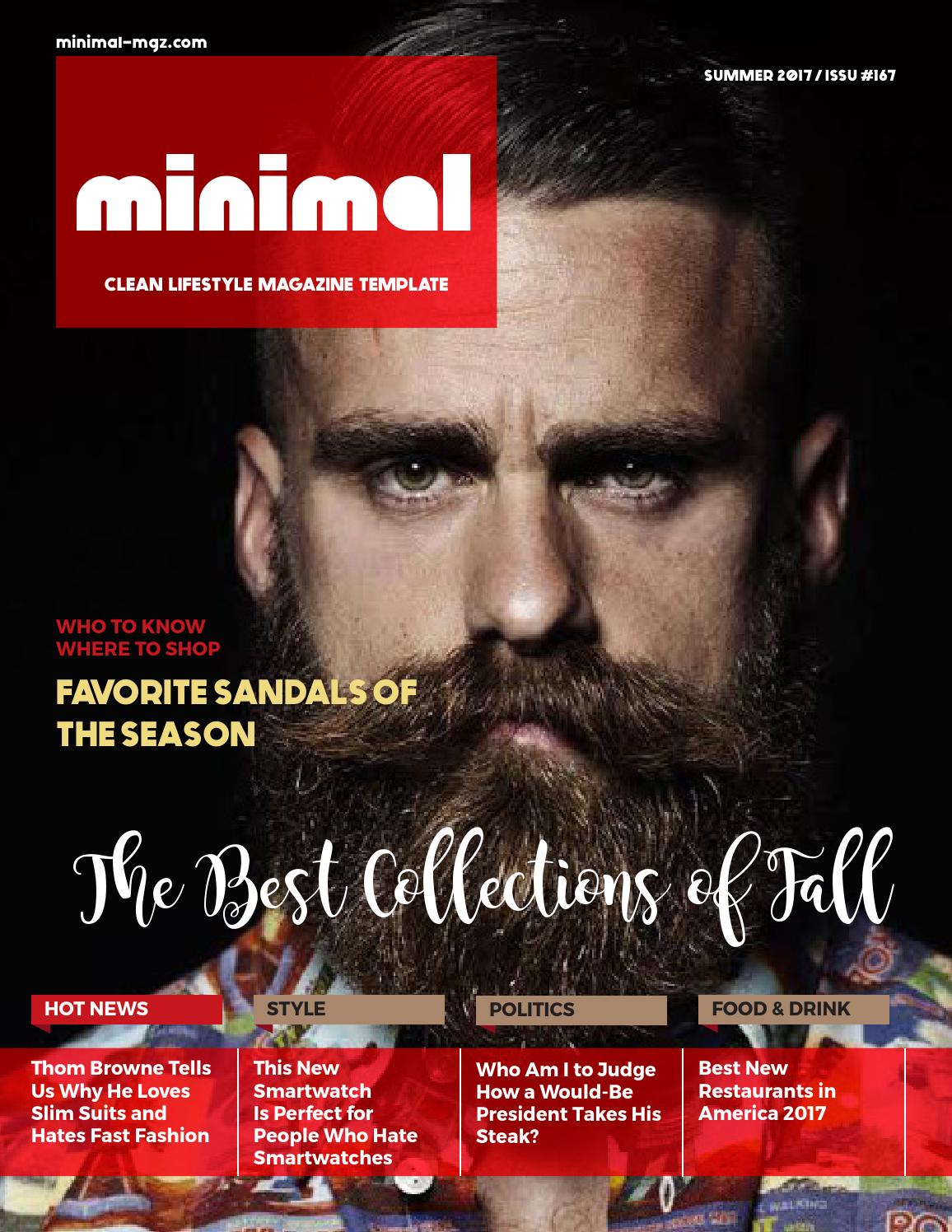 Minimal - clean lifestyle magazine template by Refresh | Studio - Issuu