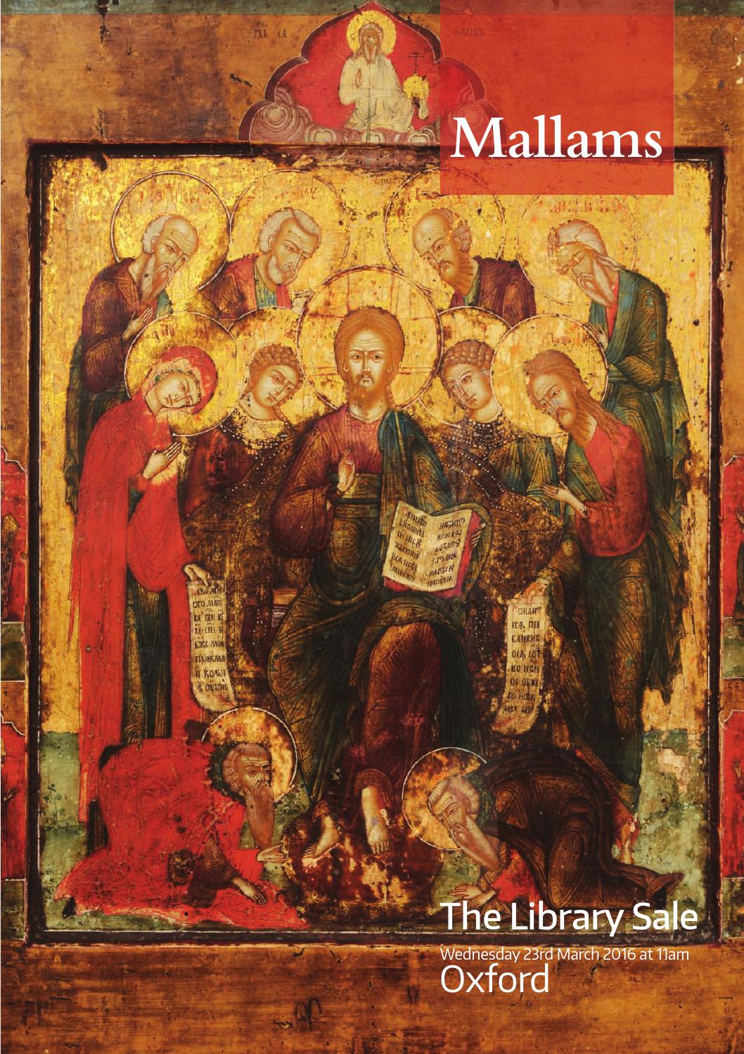 The Library Sale - March 23rd 2016 (Mallams Oxford) by Mallams ...