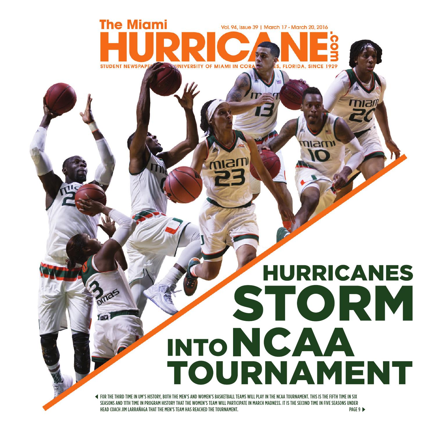 The Miami Hurricane - March. 17, 2016 by The Miami Hurricane - Issuu