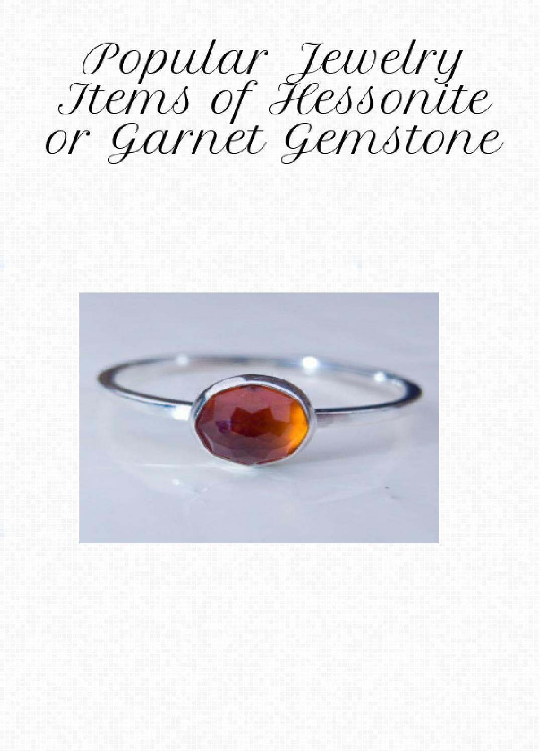 Popular Jewelry Items of Hessonite or garnet gemstone by Hessonite ...