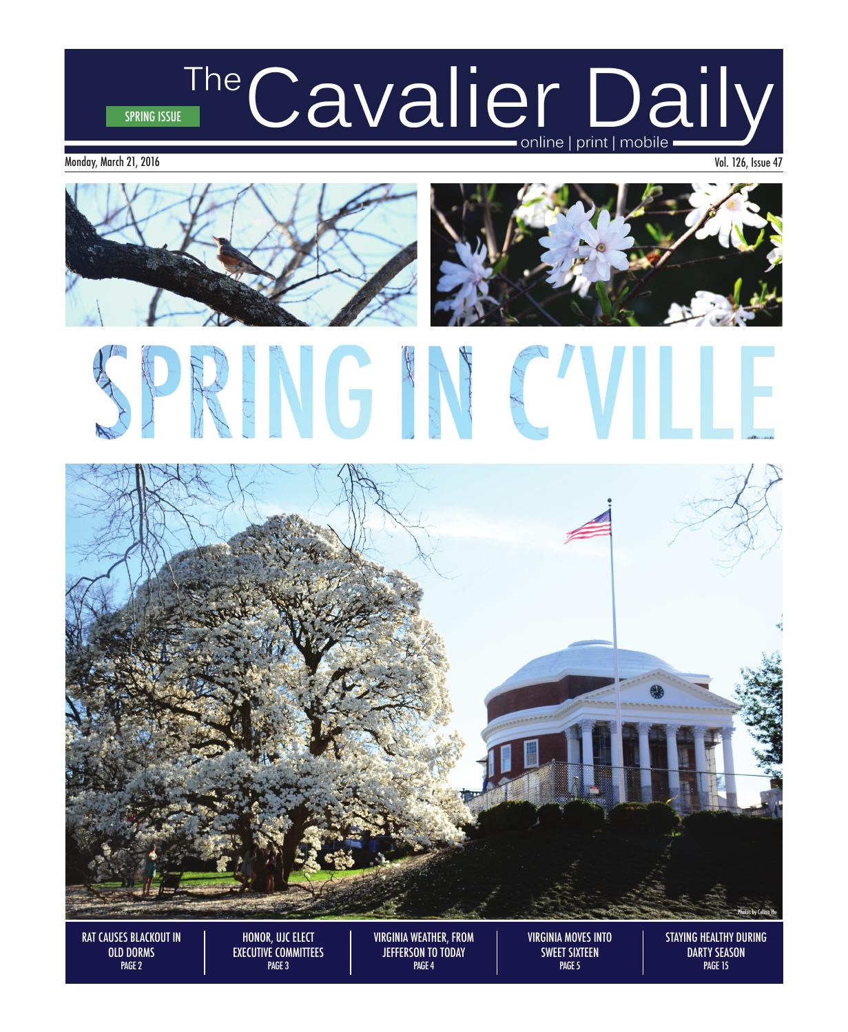 Monday, March 21, 2016 by The Cavalier Daily - Issuu